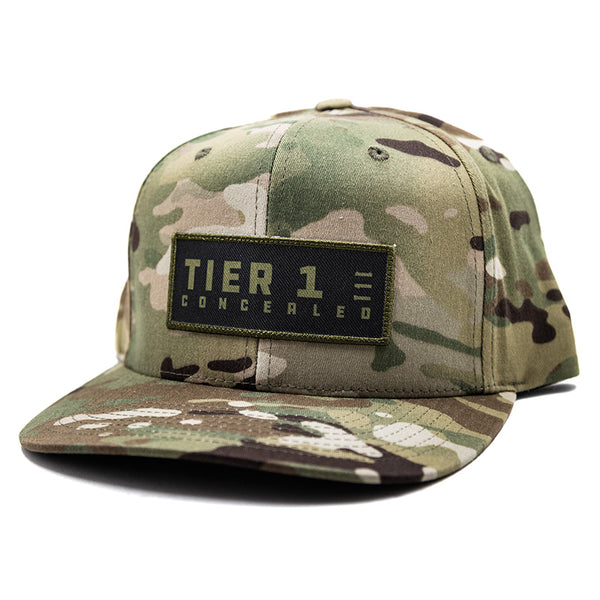 T1C - TIER 1/3BAR - FLATBILL - SNAPBACK | Tier 1 Concealed